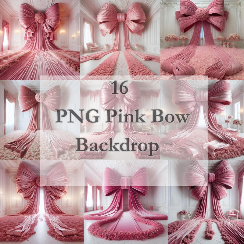 Birthday Bow Backdrops - Etsy