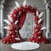 Valentine's Red Heart Digital Backdrop Photoshop Overlays for Maternity ...
