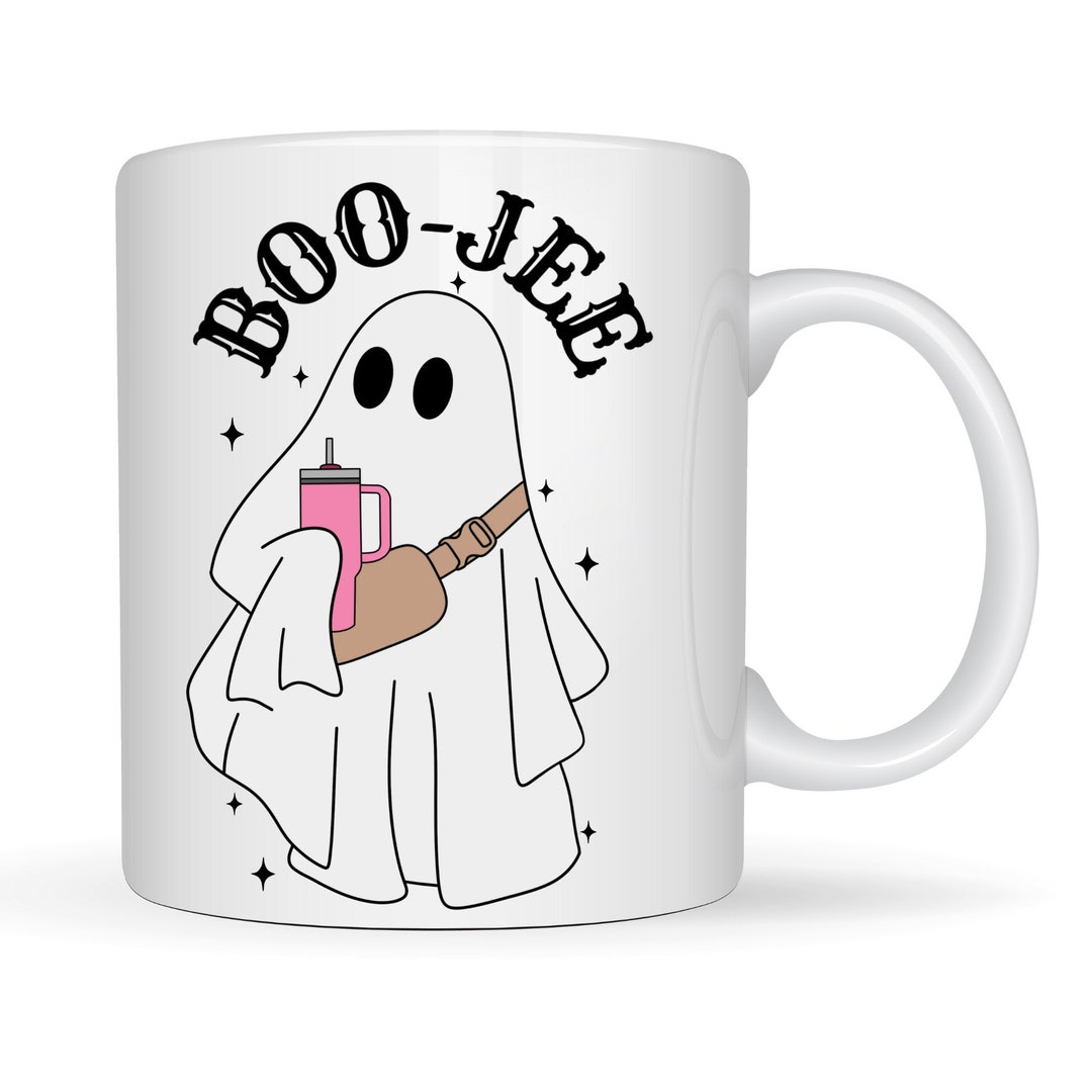 Boojee Stanley Tumbler Inspired Ghost PNG Sublimation Design Download ...