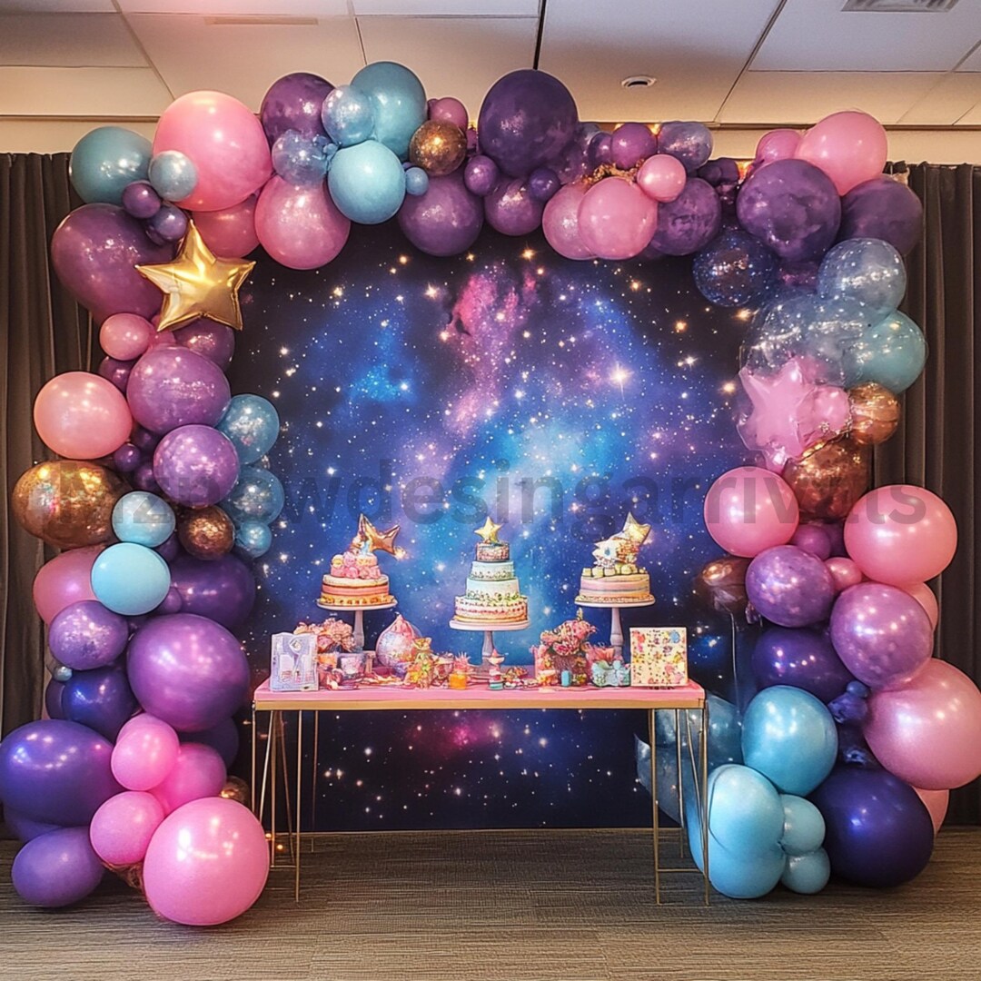 Galaxy Digital Background, Universe, 7 JPEG Galaxy Backgrounds ...