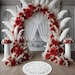 Valentine's Red Heart Digital Backdrop Photoshop Overlays for Maternity ...