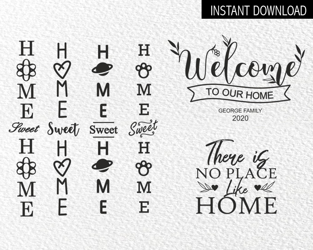 32 Home Svg File Home Sweet Home Svg Home Svg Quote Home - Etsy