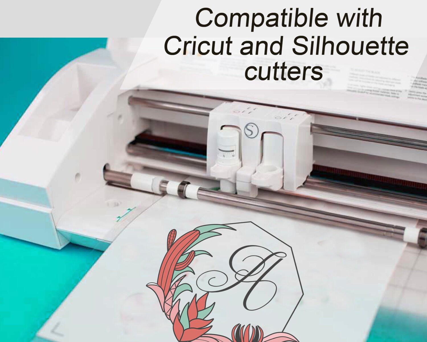 Cactus SVG File, Cactus Monogram Svg, Floral Frame Svg, Succulent Svg ...