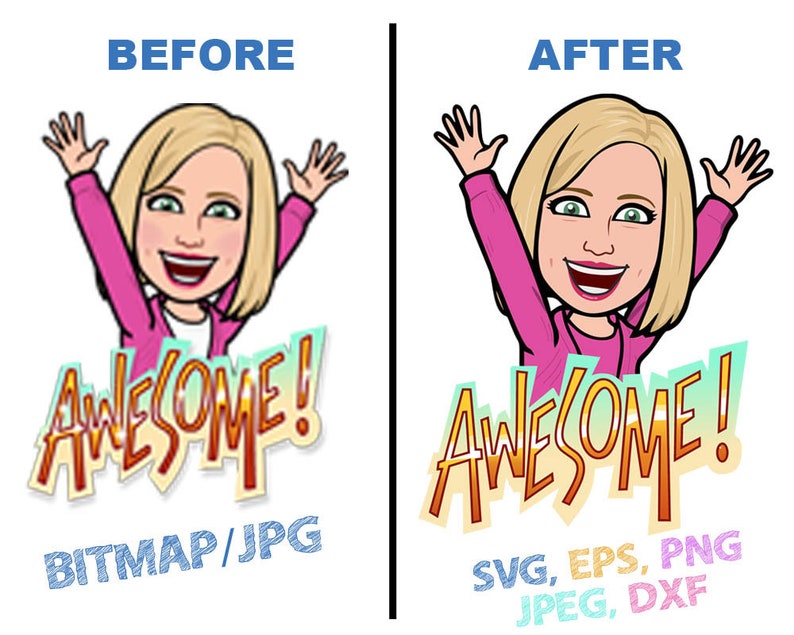 Custom Svg Image Custom Svg File Photo to Vector Logo to - Etsy