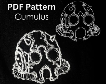Cumulus Ghoul Embroidery Pattern: Ghost Band DIY (PDF Download) - Etsy