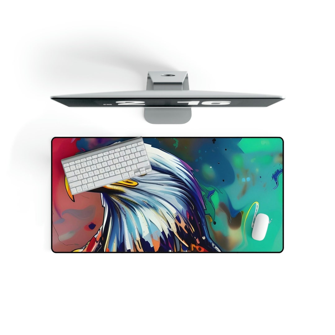 Adler Schreibtischunterlage 80x40cm, Gaming Mauspad XXL, PC Matte, Maus ...
