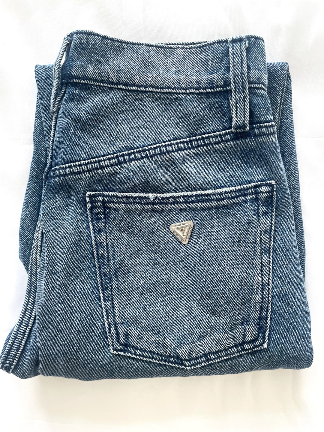Vintage Guess Ripped Jeans - Etsy