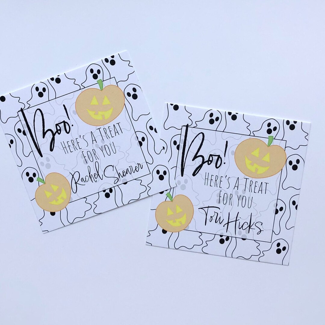 Boo Heres a Treat for You School Halloween Party Neighbor Surprise ...