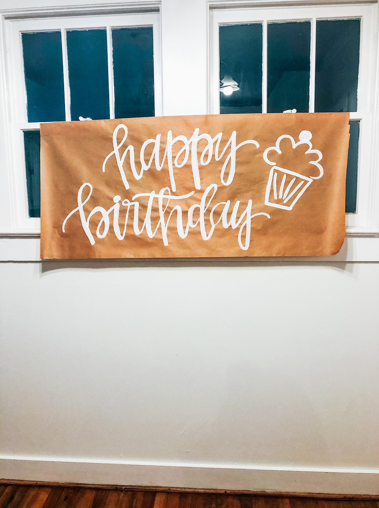 Butcher Paper HAPPY BIRTHDAY Banner - Birthday - Cupcake - Generic Bday ...