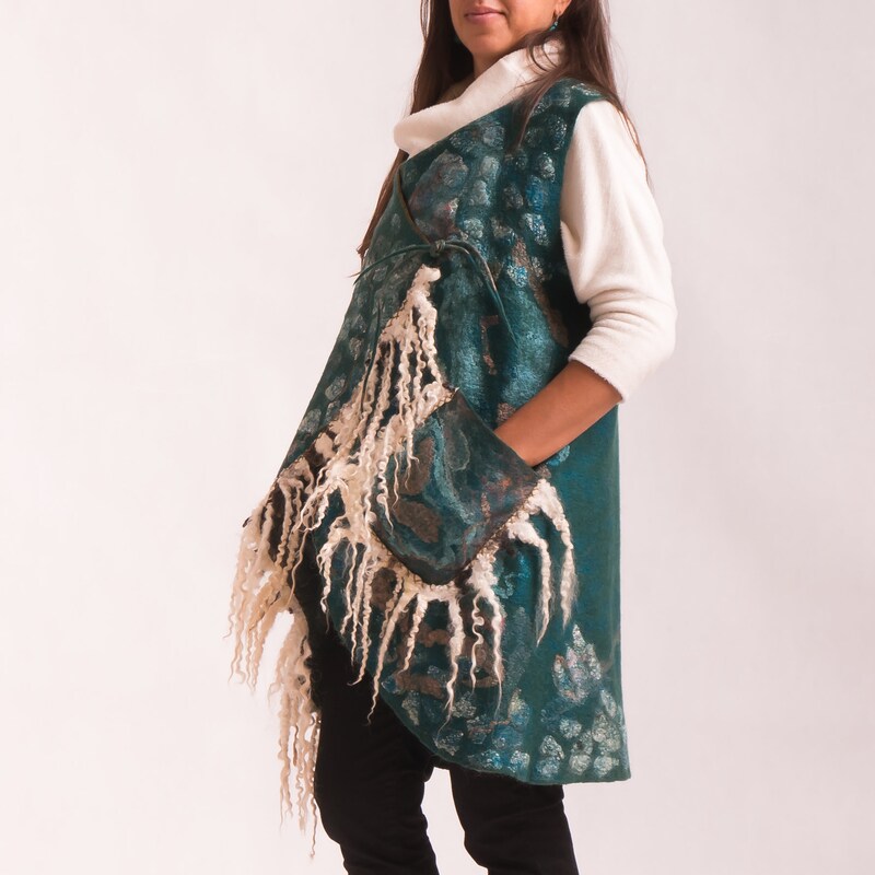 Nuno Felted Vest - Etsy