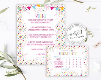 Cupcake Wars Judging Sheet - Etsy UK