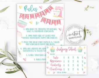 Cupcake Wars Judging Sheet - Etsy UK