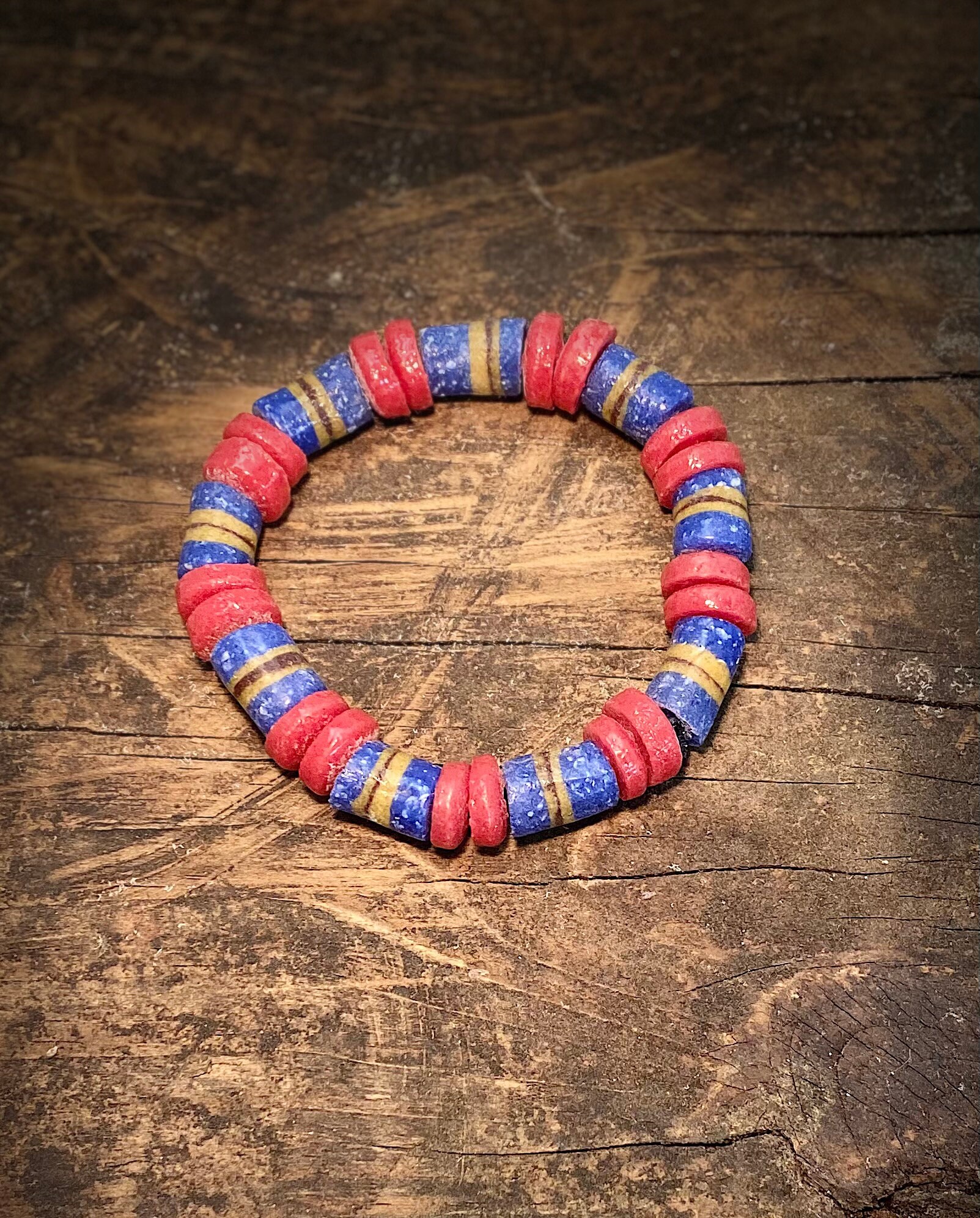 Authentic Ghanaian Beaded Bracelet | Etsy