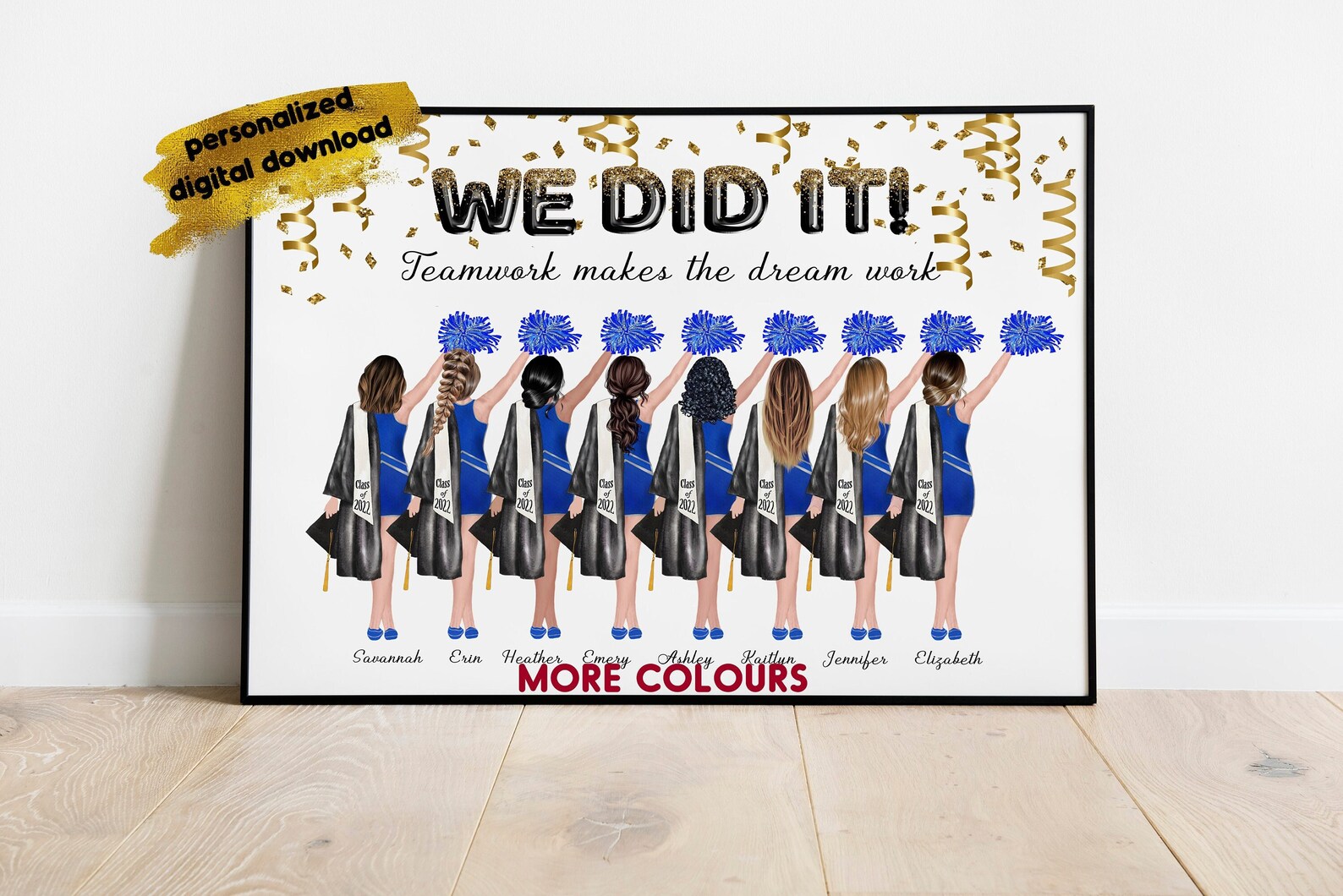 Cheerleader Graduation Gift Cheer Team Gift Class of 2022 | Etsy