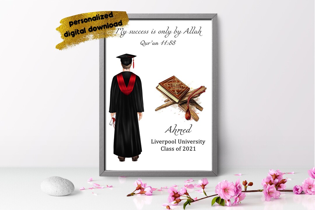 Islamic Graduation Gift Male Graduation Gift Muslim - Etsy