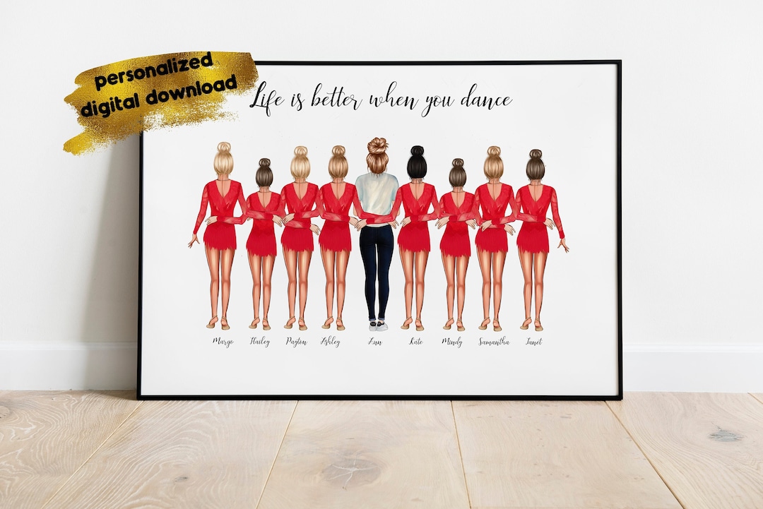 Dance Team Gift, School Dance, Dance Teacher Gift, Sport Team Gift ...