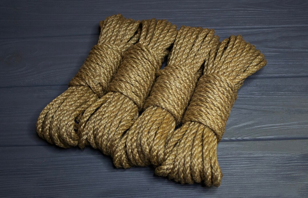 Shibari Jute Rope Set 4pcs 26ft 8m X 6 Mm Bondage Set, Beginners Kit ...