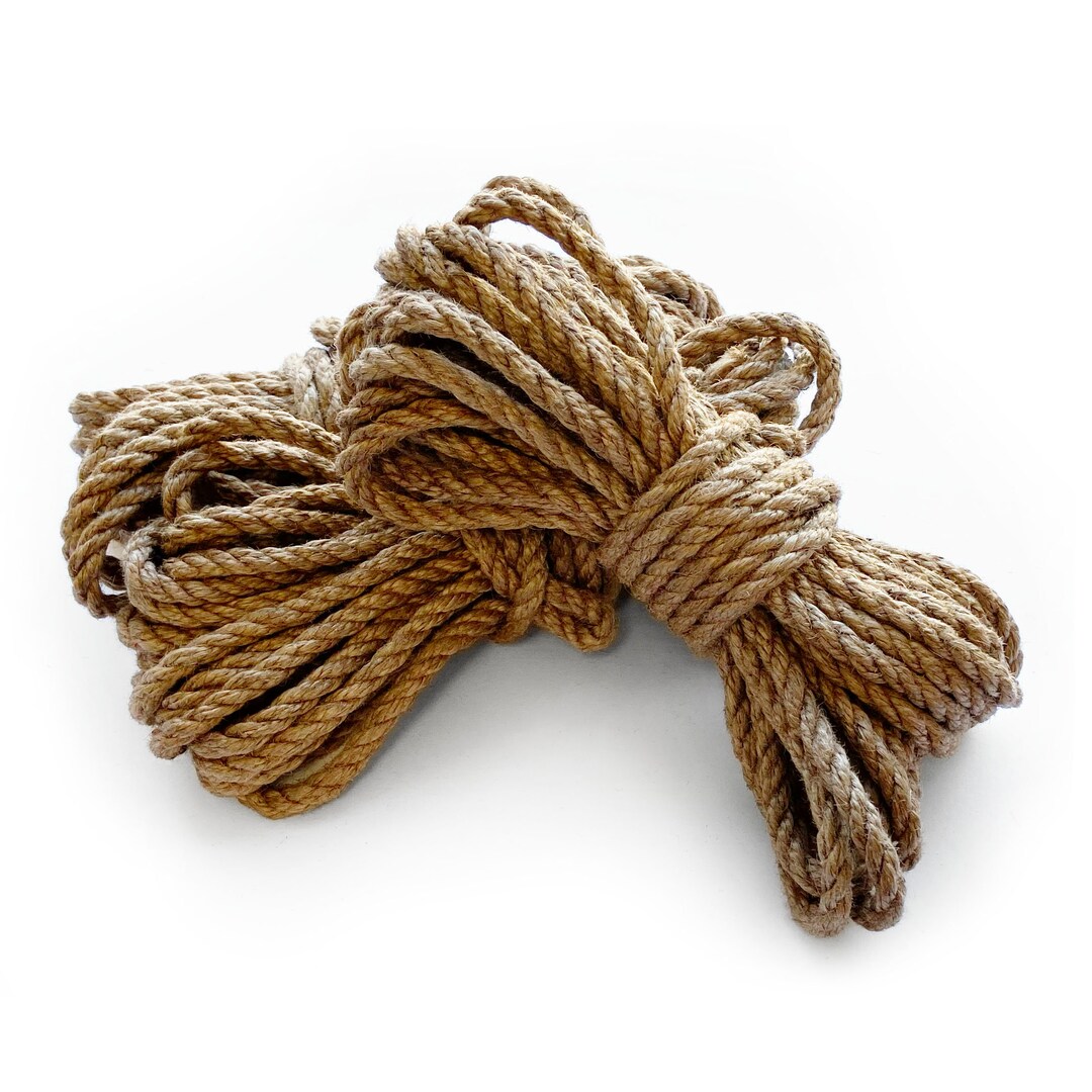 Shibari Jute Rope 1 Pcs 26ft 8m X 6 Mm Bondage Set, Beginners Rope ...