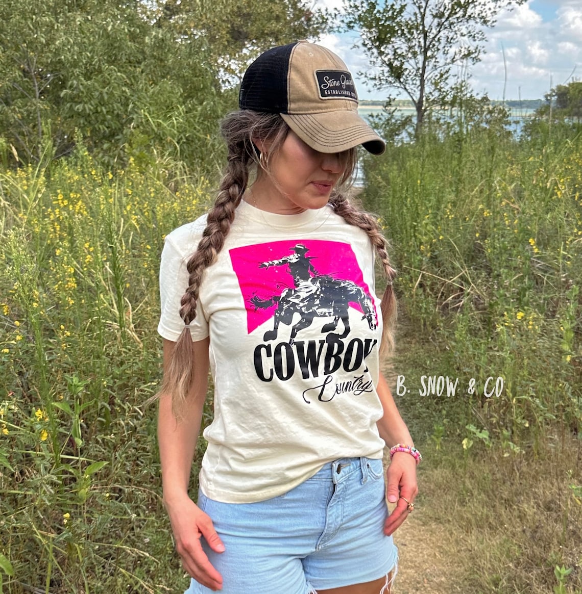Cowboy Country Womens Country Shirts, Womens Country Concert Shirts, Womens Country Tshirt ...