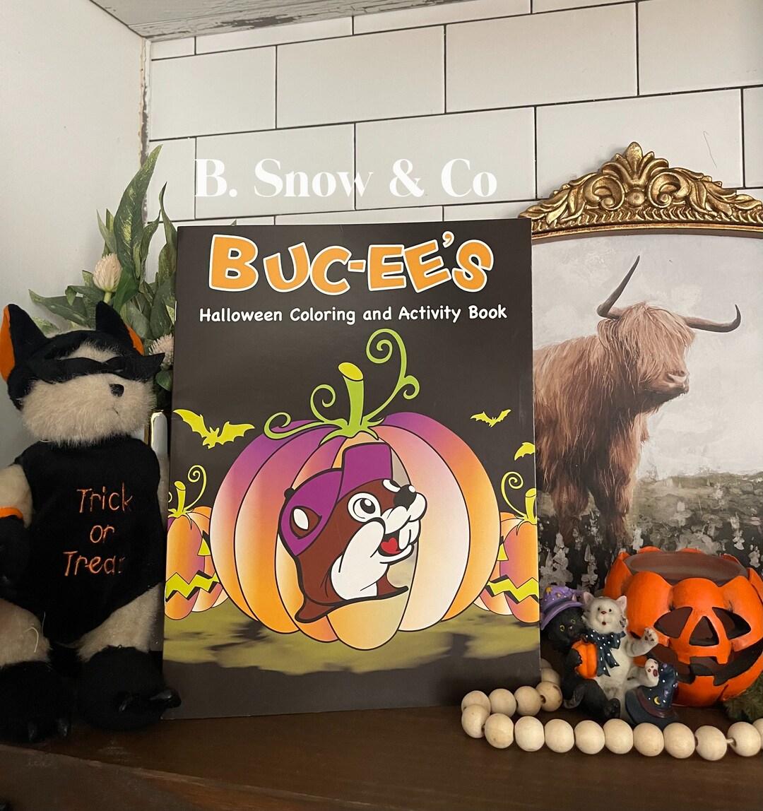 Bucees Halloween 2024 Coloring Book, Bucees Halloween Kids Coloring ...
