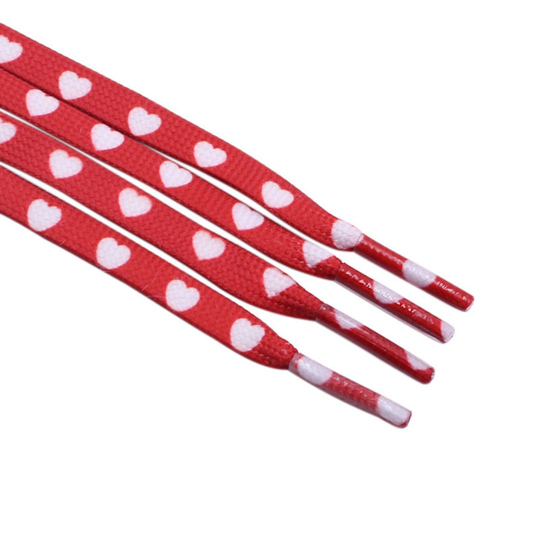 Heart Shoelaces 3 Colors - Etsy UK