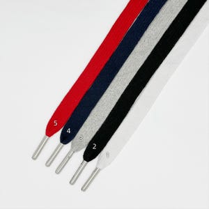 10mm Flat Cotton String With Metal Stoppers - Etsy