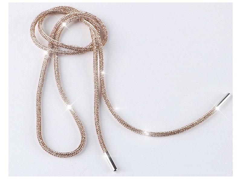 1pair Rhinestone Rope Shoe Laces Shiny Shoe Strings Sparkle - Etsy