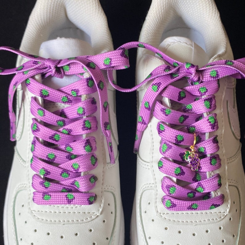 Fruits Shoelace With Fruits Charmsbanana Lacesorange - Etsy