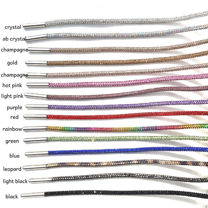 1pair Rope Shoelaces Sparkle Shoe Strings Glitter Laces - Etsy