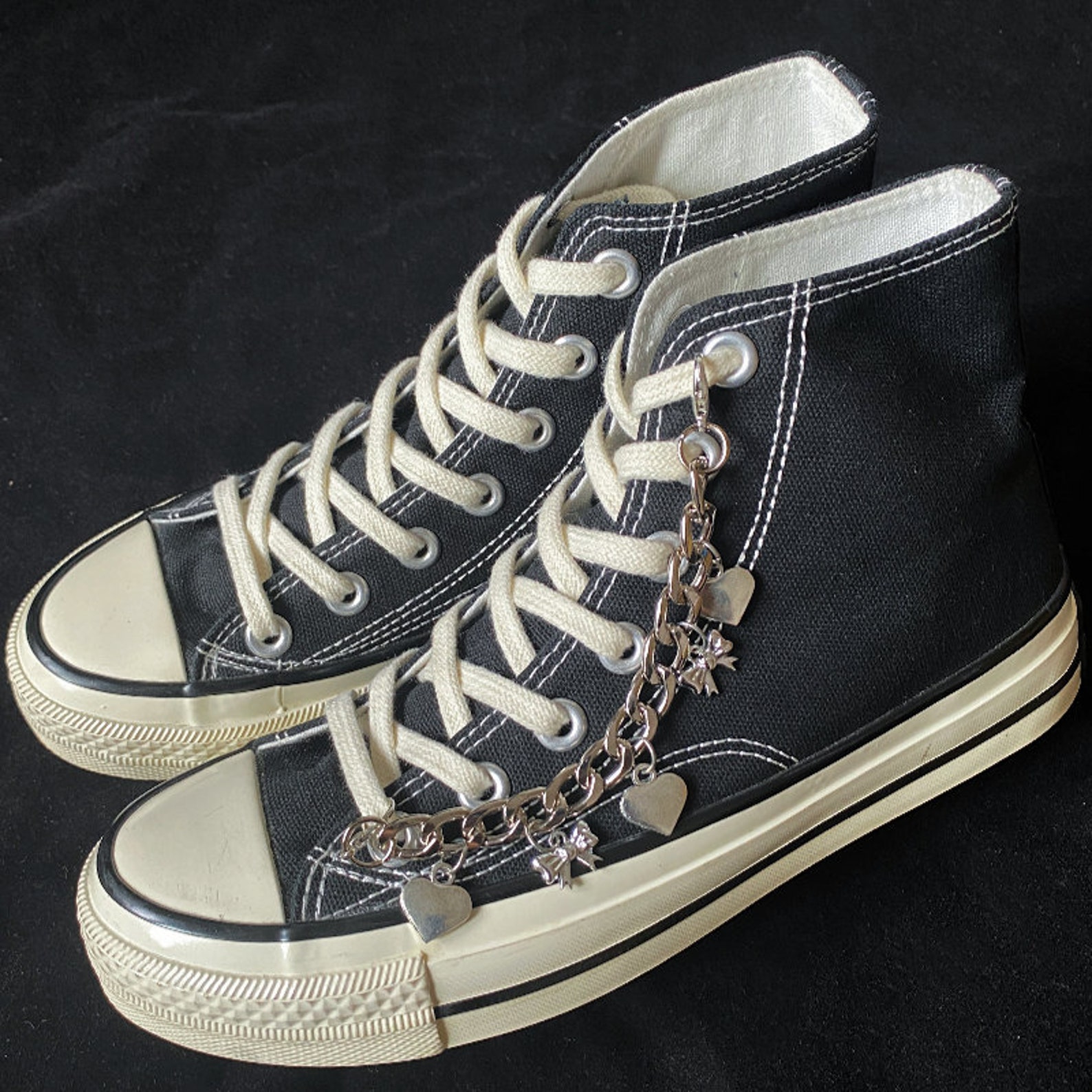 Heart Shoe Chain Star Shoe Chain Bowknot Shoelaces Chain - Etsy