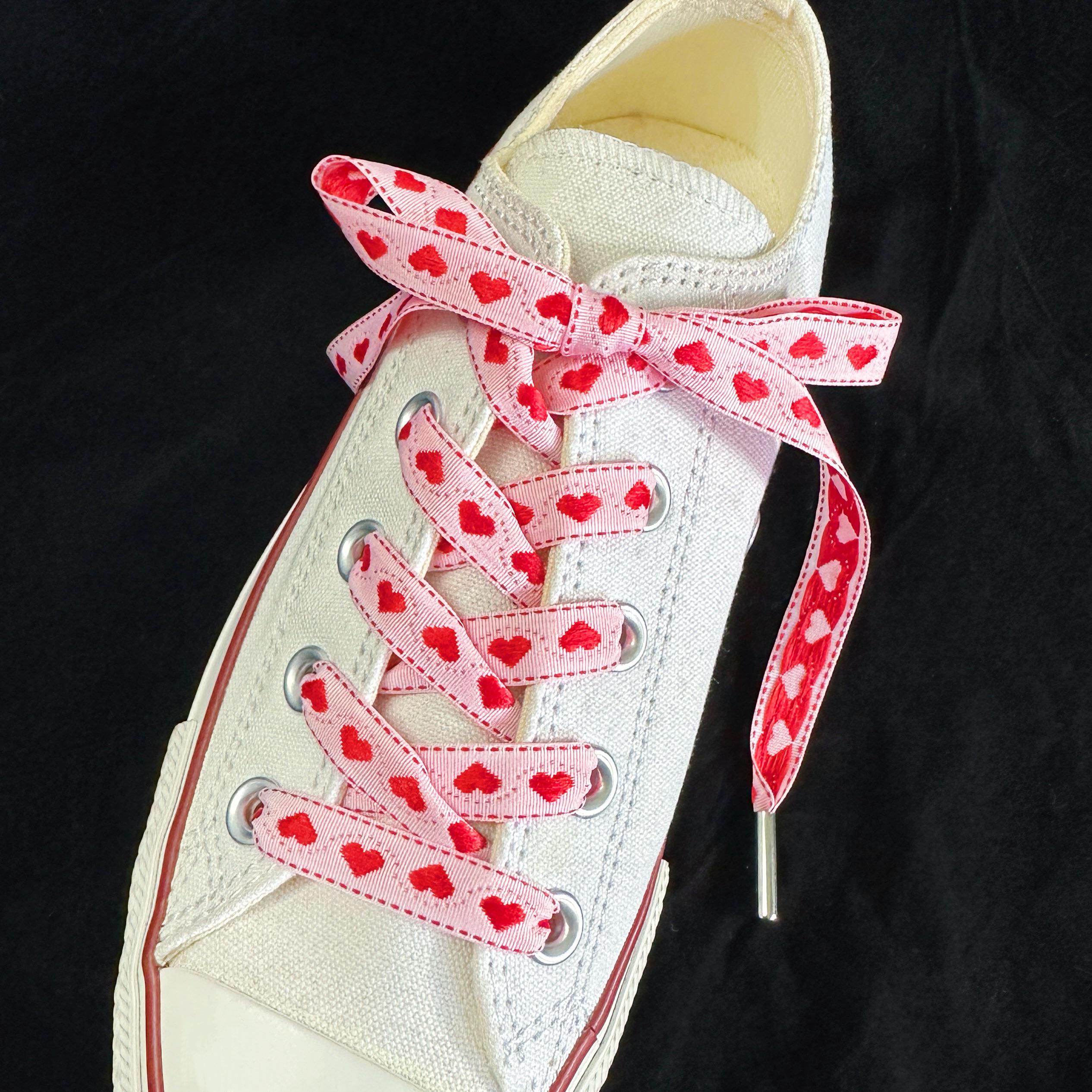 Heart Shoelaces - 4 Colors - Etsy