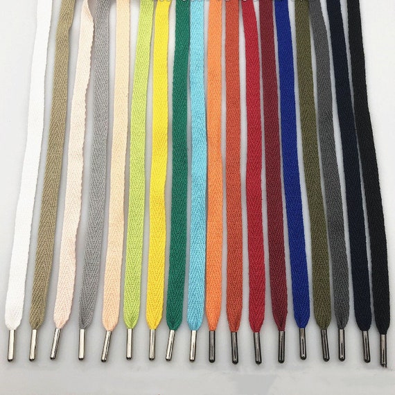 10mm Hoodie Drawstrings With Metal Tips Flat Hoodie Laces - Etsy