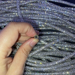 6mm Rhinestone Rope, Crystal Trimming DIY - 11 Colors - Etsy