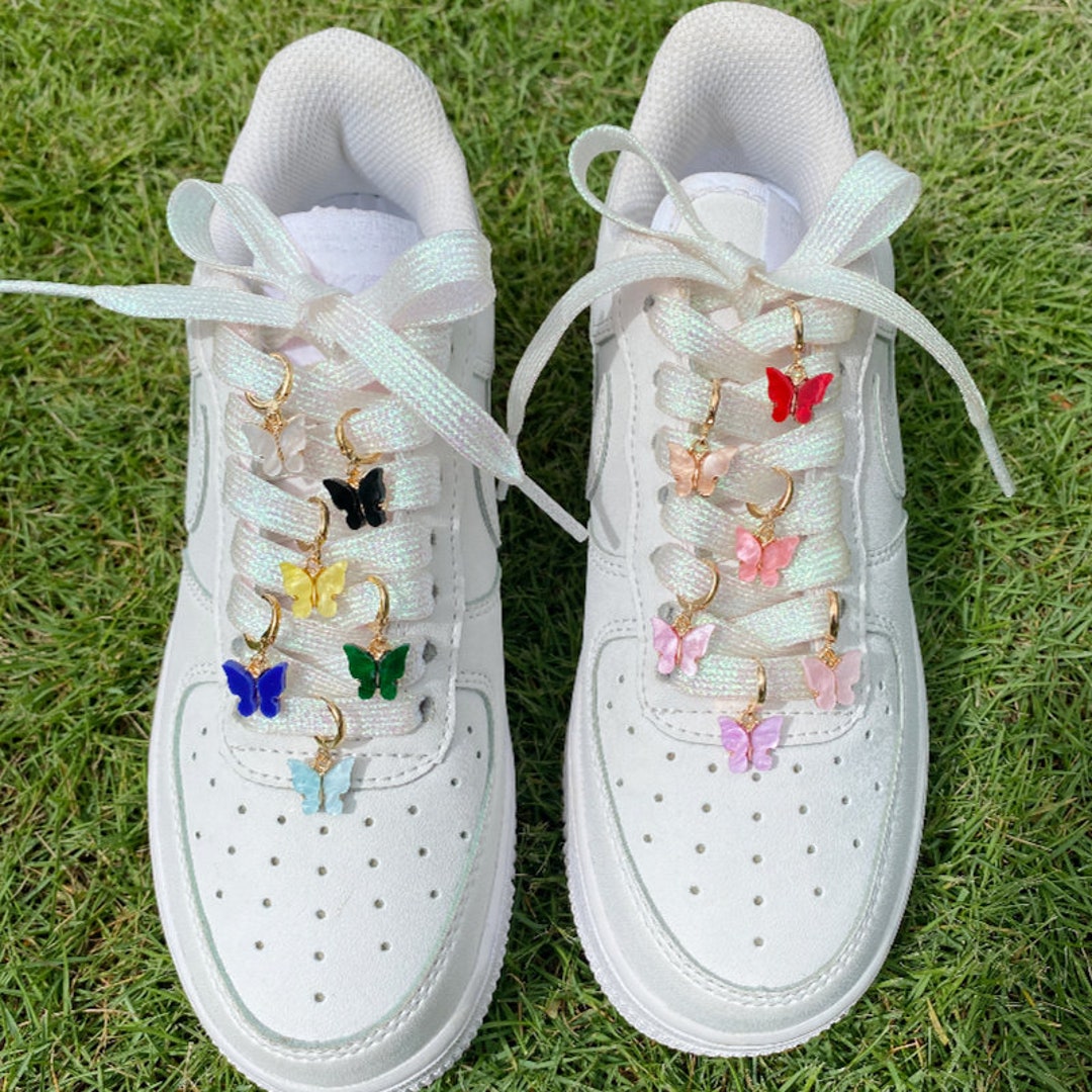 Colorful Butterflies Shoelace Charms - 12 Colours - Etsy