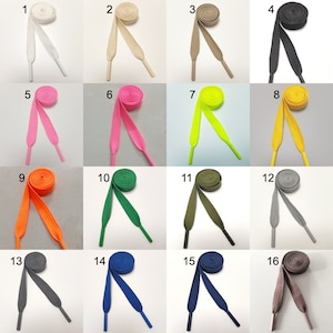 16mm Flat String With Metal Stoppers, Fat Drawstrings, Pants Laces - Etsy