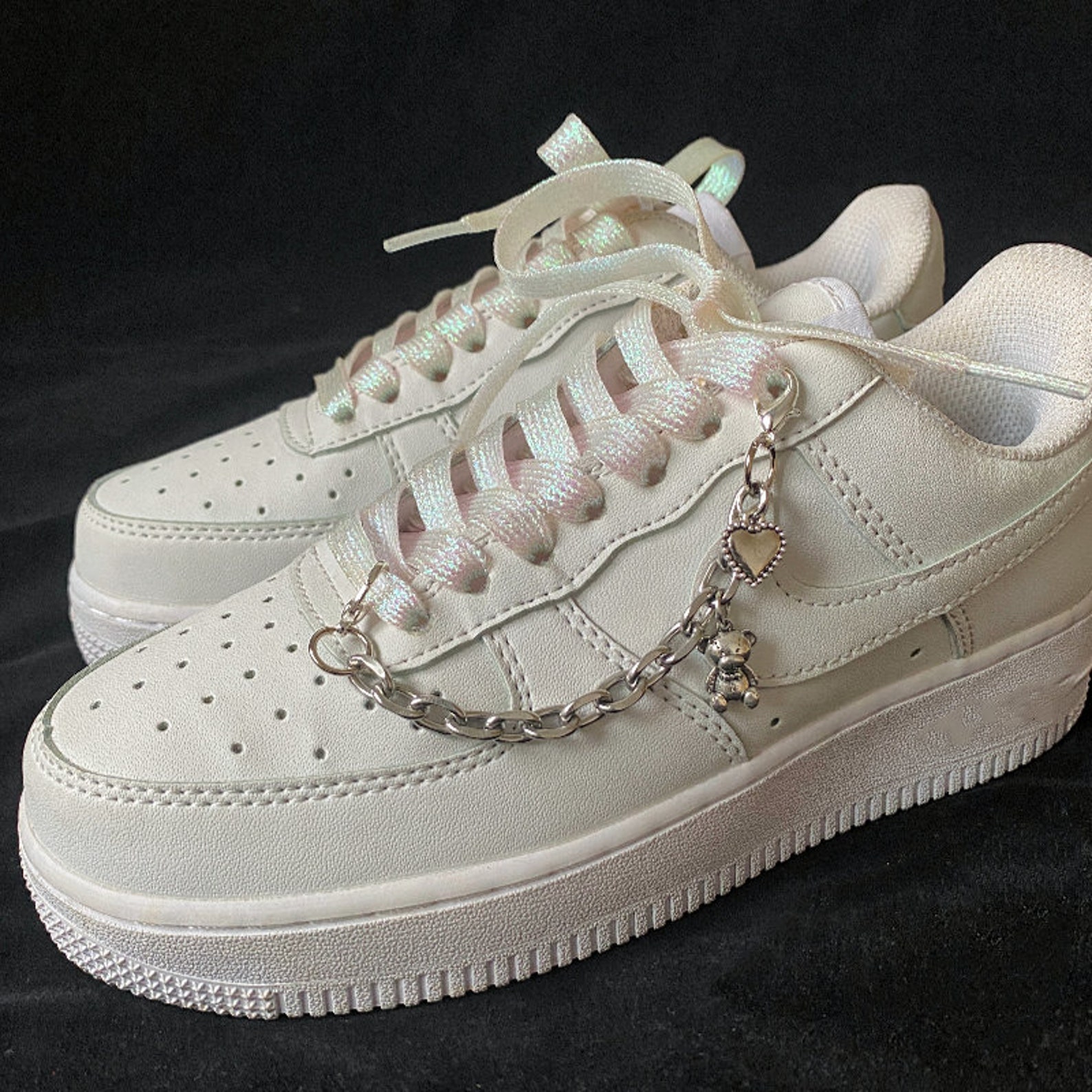 Heart Shoe Chain Star Shoe Chain Bowknot Shoelaces Chain - Etsy