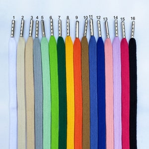 10mm Hoodie Drawstrings With Metal Tips, Flat Pants Laces - Etsy