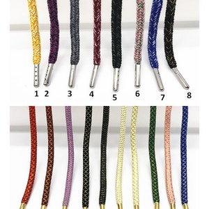Cotton Hoodie Strings With Metal Tips, Coloured Drawstrings, Rope Cord ...