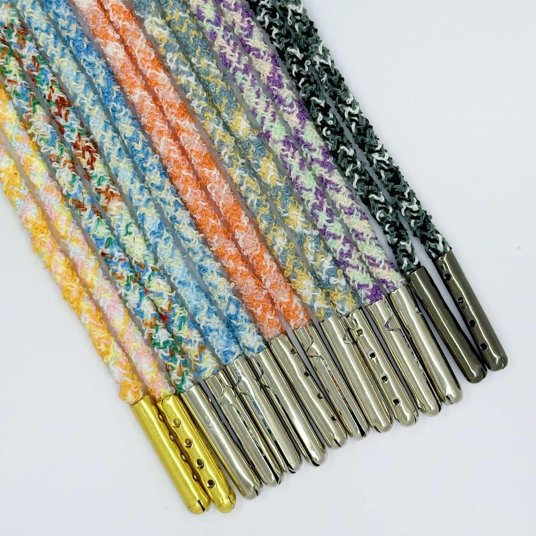 Slim Rope Shoelaces - 7 Colors - Etsy