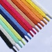 Flat Fuzzy Shoelaces - 17 Colors - Etsy