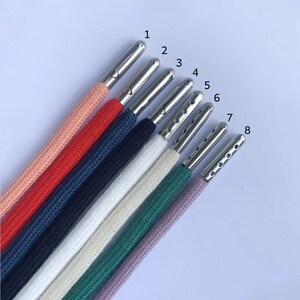 Rope Cotton Hoodie String With Silver Metal Stoppers, Rope Drawstrings ...