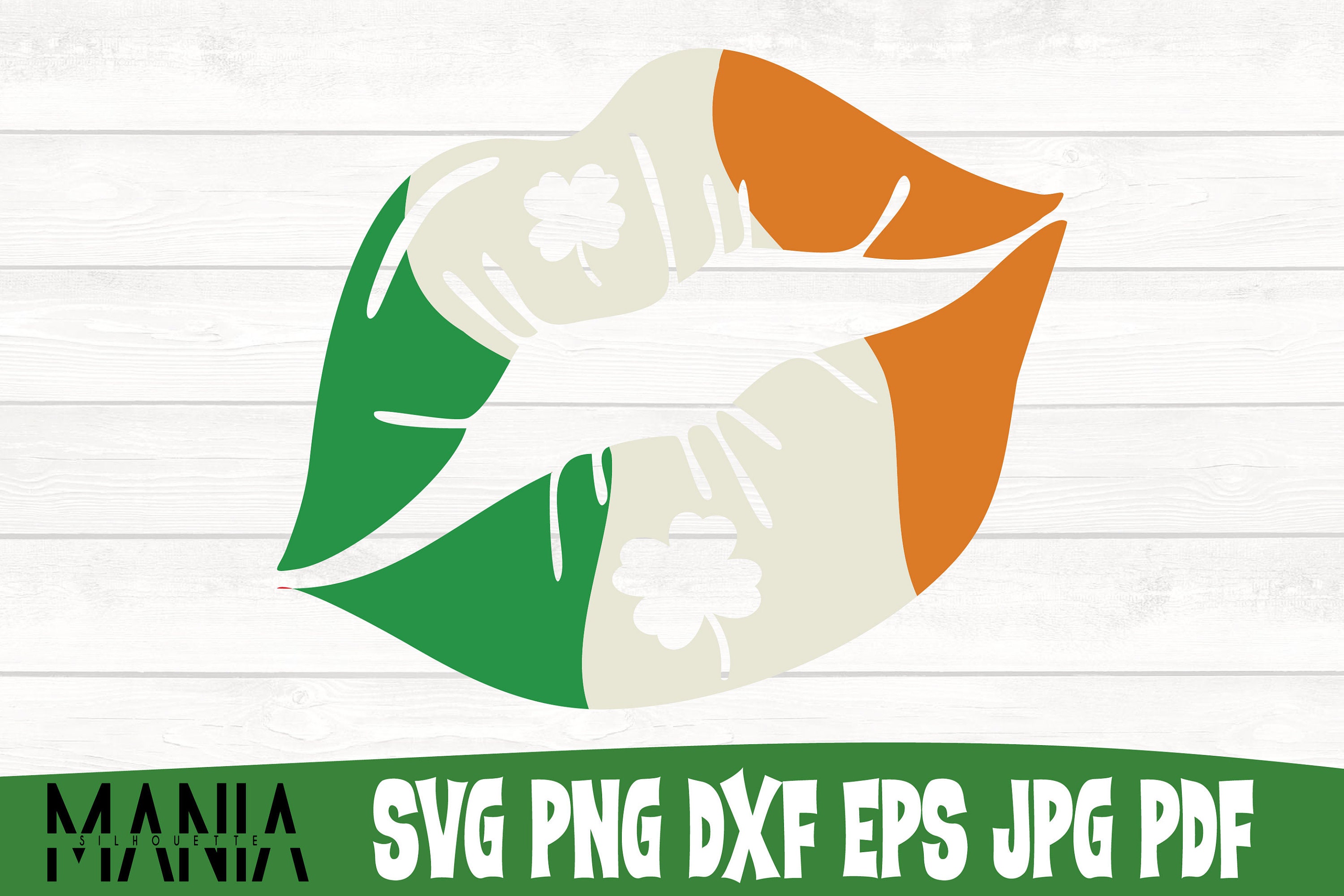 Irish Lips Svg Irish Kiss Svg Saint Patrick Svg Irish Svg | Etsy