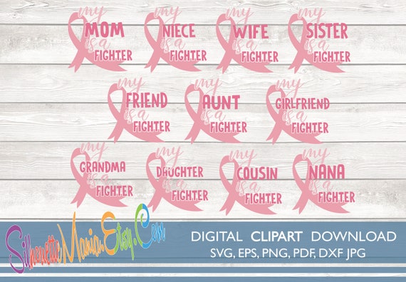 Cancer Fighter SVG Bundle 11 Designs Cancer Quote Instant | Etsy