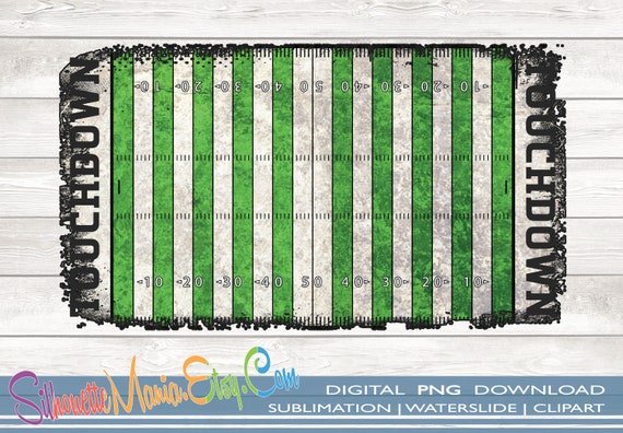 Distressed Football Field Sublimation PNG Design Football - Etsy