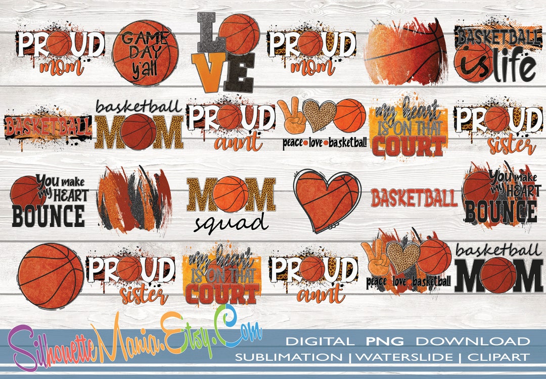 24 Basketball Sublimation Bundle, Basketball Mom Sublimation ...