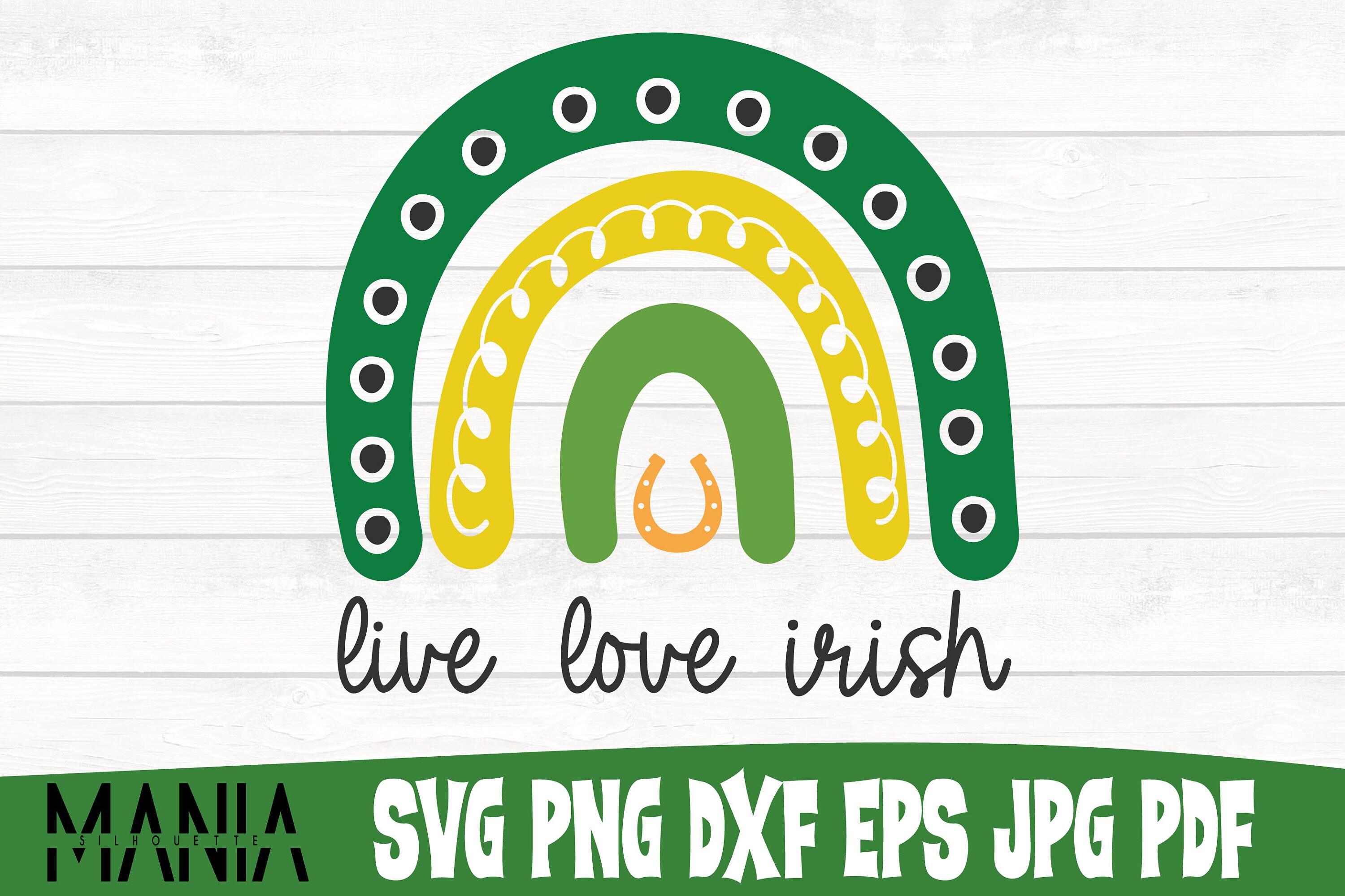 Live Love Irish Svg Saint Patrick Svg Irish Svg Shamrock | Etsy