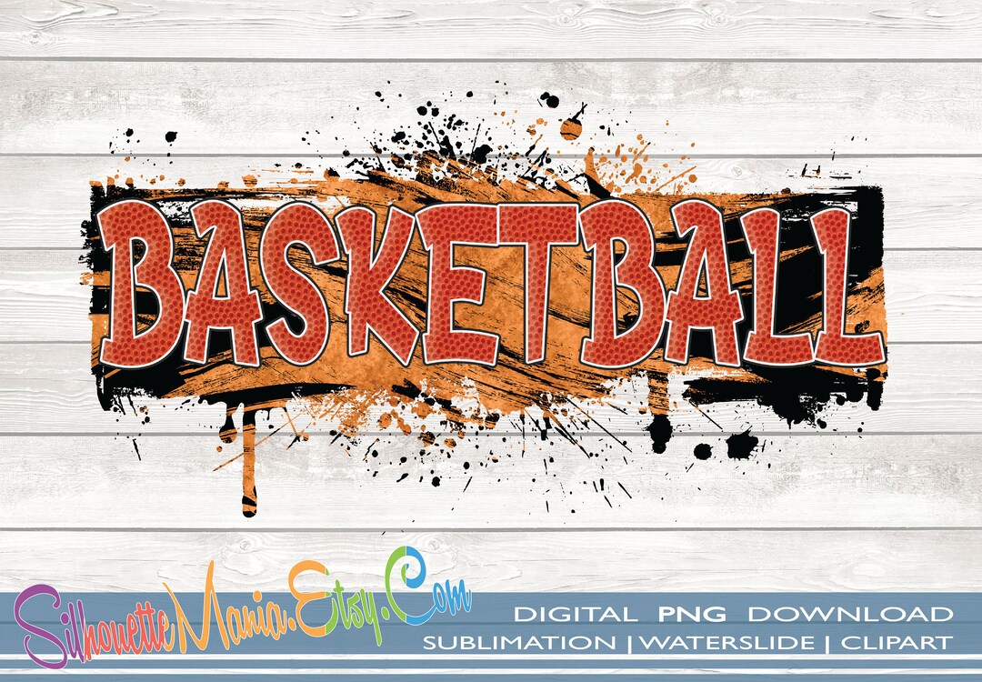 Basketball PNG Design, Basketball Sublimation, Painted Basketball ...