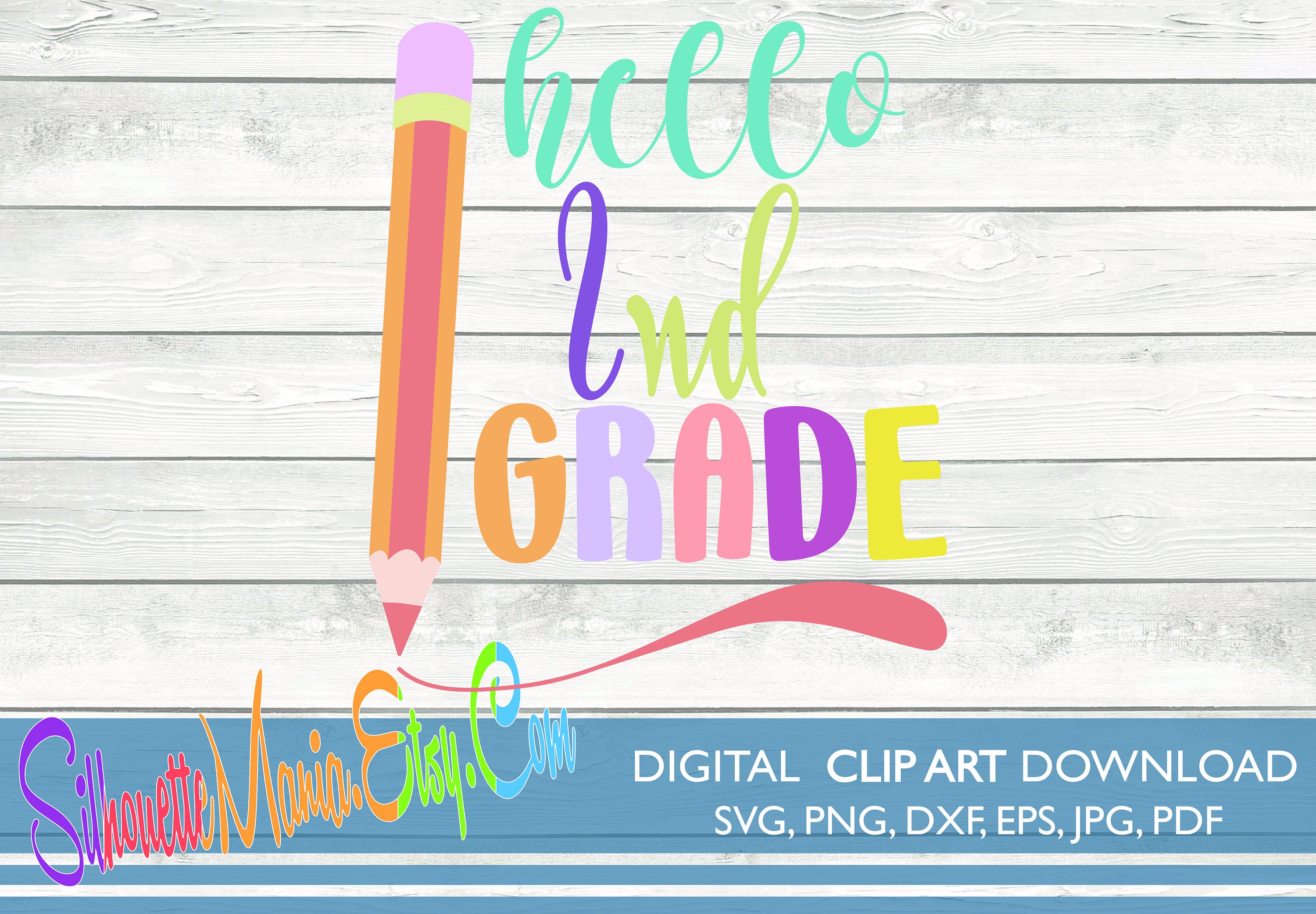 Hola Segundo Grado SVG, 2do Grado SVG, Camisa Escolar SVG, 2do Grado ...