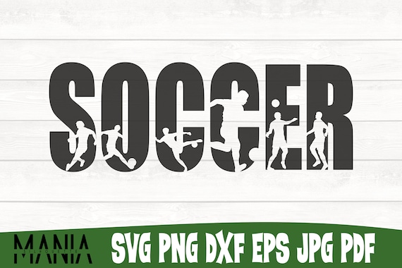 Soccer SVG Cut File Soccer Shirt SVG Soccer Silhouette SVG - Etsy
