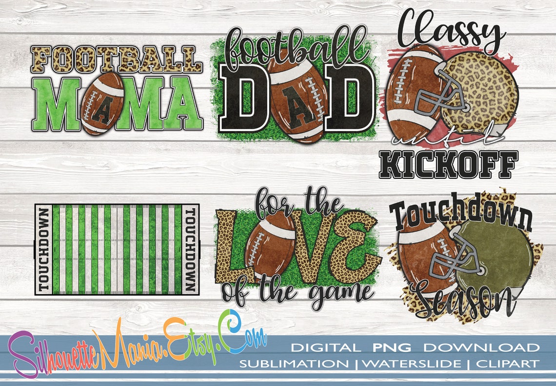Football Sublimation Bundle 24 PNG Designs Football Shirt - Etsy